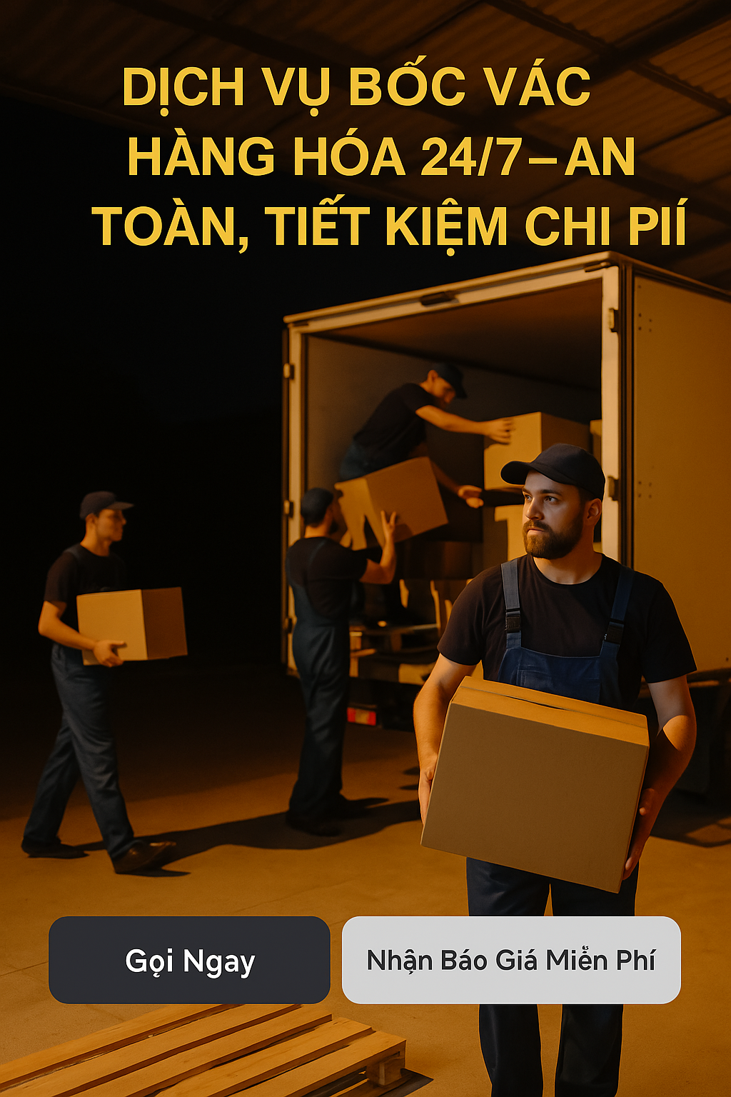 Dịch Vụ Bốc Vác Hàng Hóa 24/7 – An Toàn, Tiết Kiệm Chi Phí